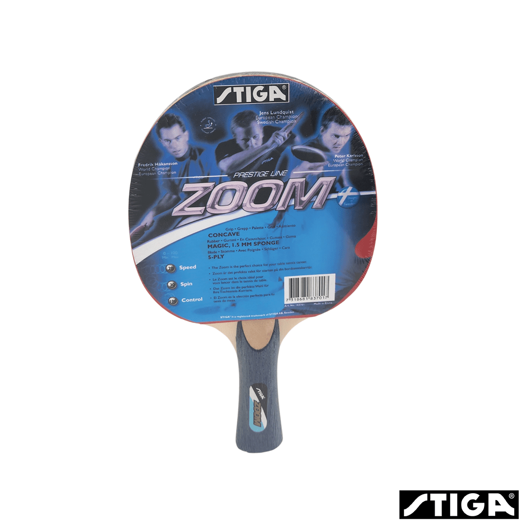 Stiga Raqueta de Ping Pong Zoom – The Sport Shop EC