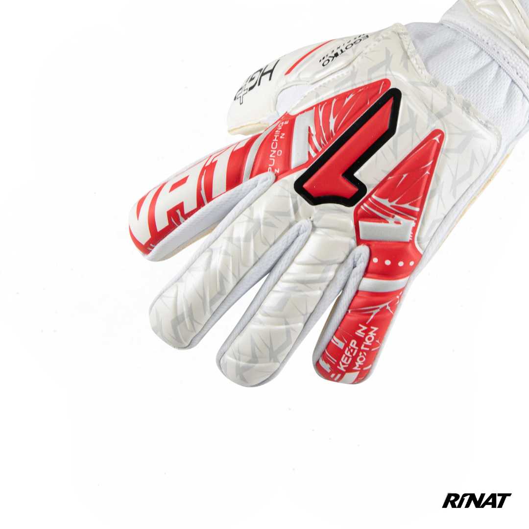Rinat Guantes de Arquero Egotiko Vengador Turf Ferulas Rojo Blanco ...