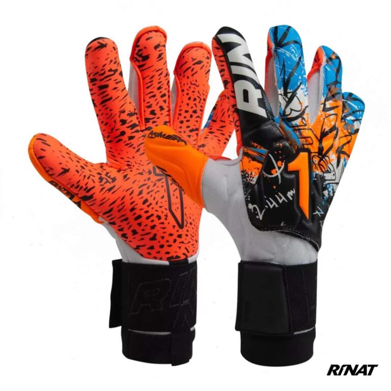 Rinat Guantes de Arquero Asimetrik Prime Ferulas Blanco Naranja Azul ...