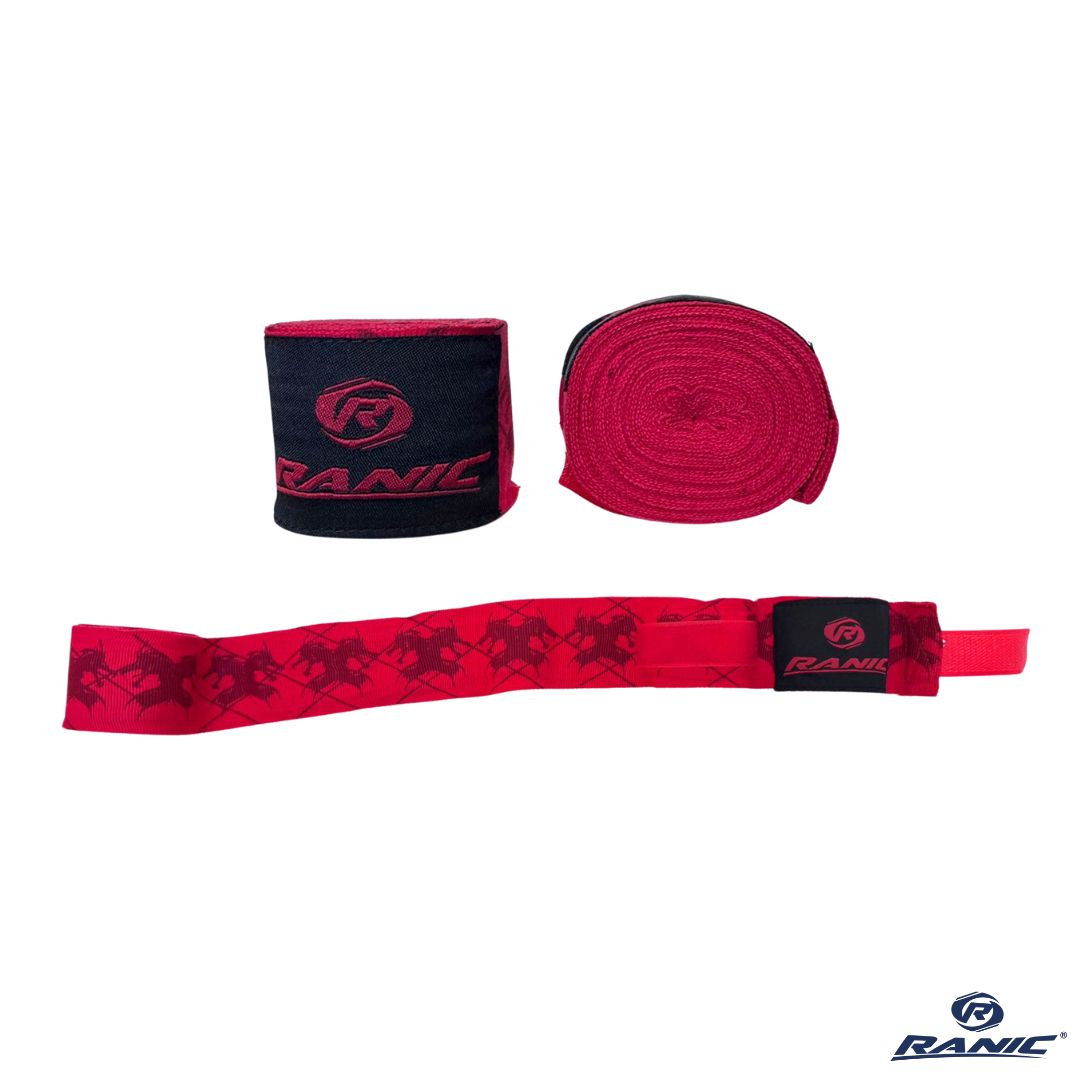 Ranic Par de Vendas de Box 5m Rojo – The Sport Shop EC
