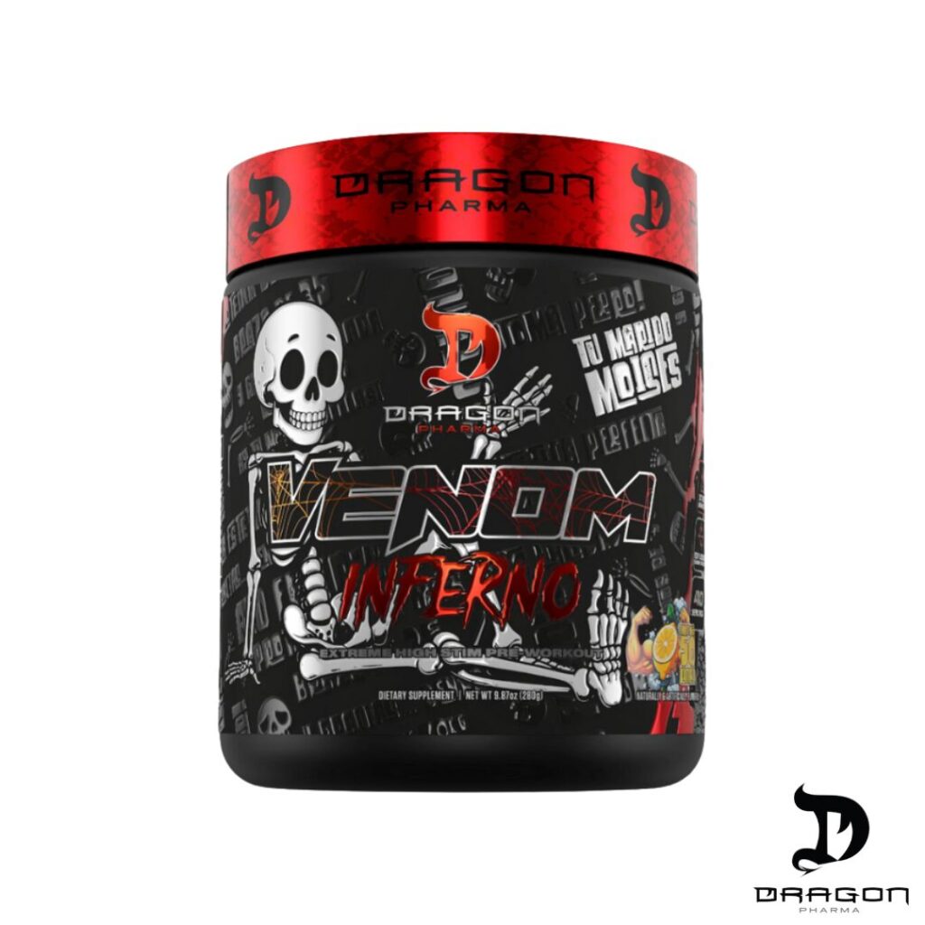 Dragon Pharma Pre-Entreno Venom Inferno Tu Marido Moises x40 Servicios ...