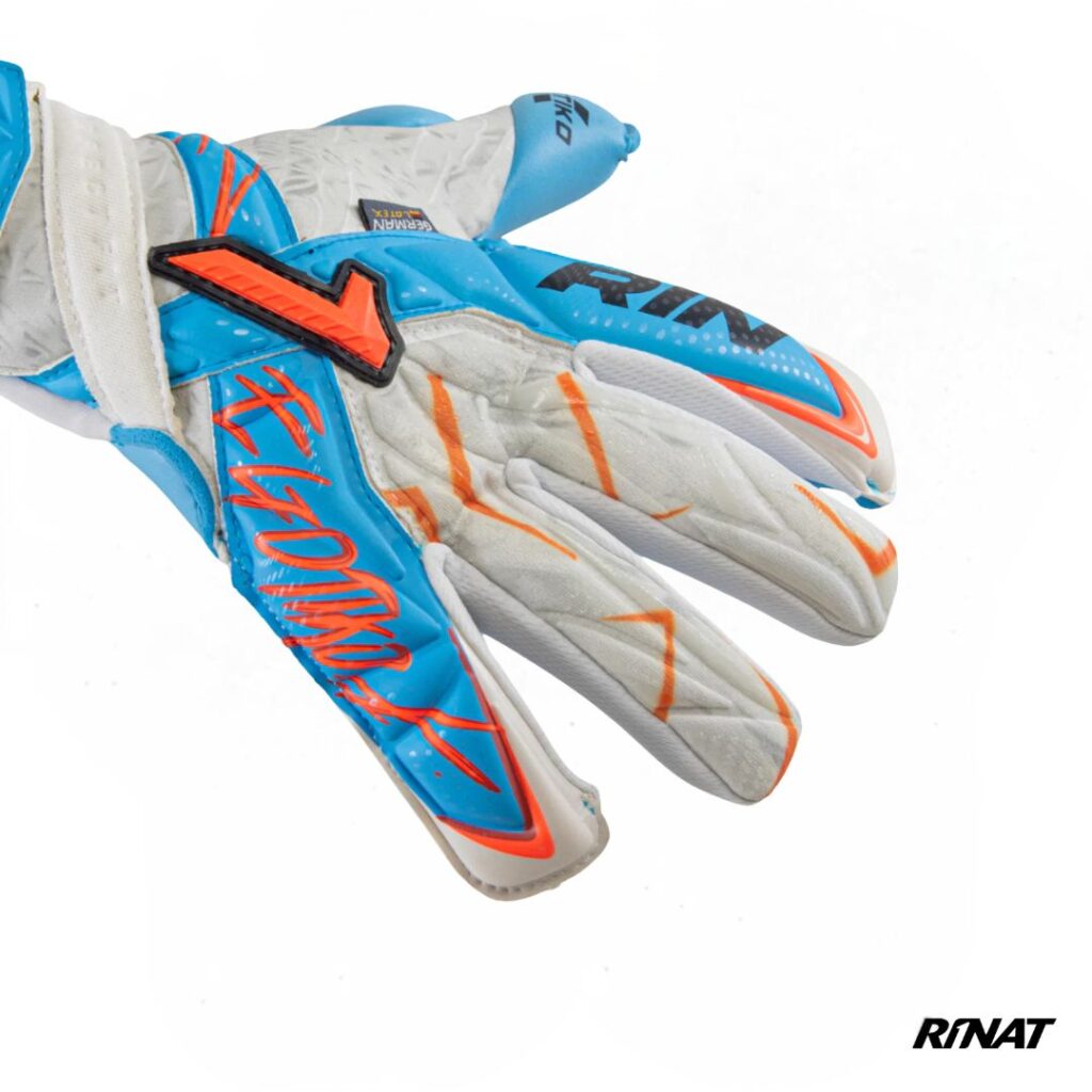 Rinat Guantes de Arquero Egotiko X Pro Blanco Azul – The Sport Shop EC